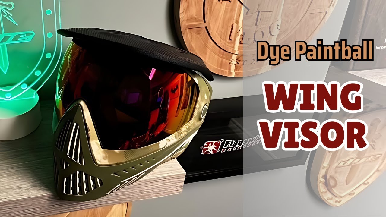 Dye Paintball Wing Visor: Upgrade Your Vision - YouTube