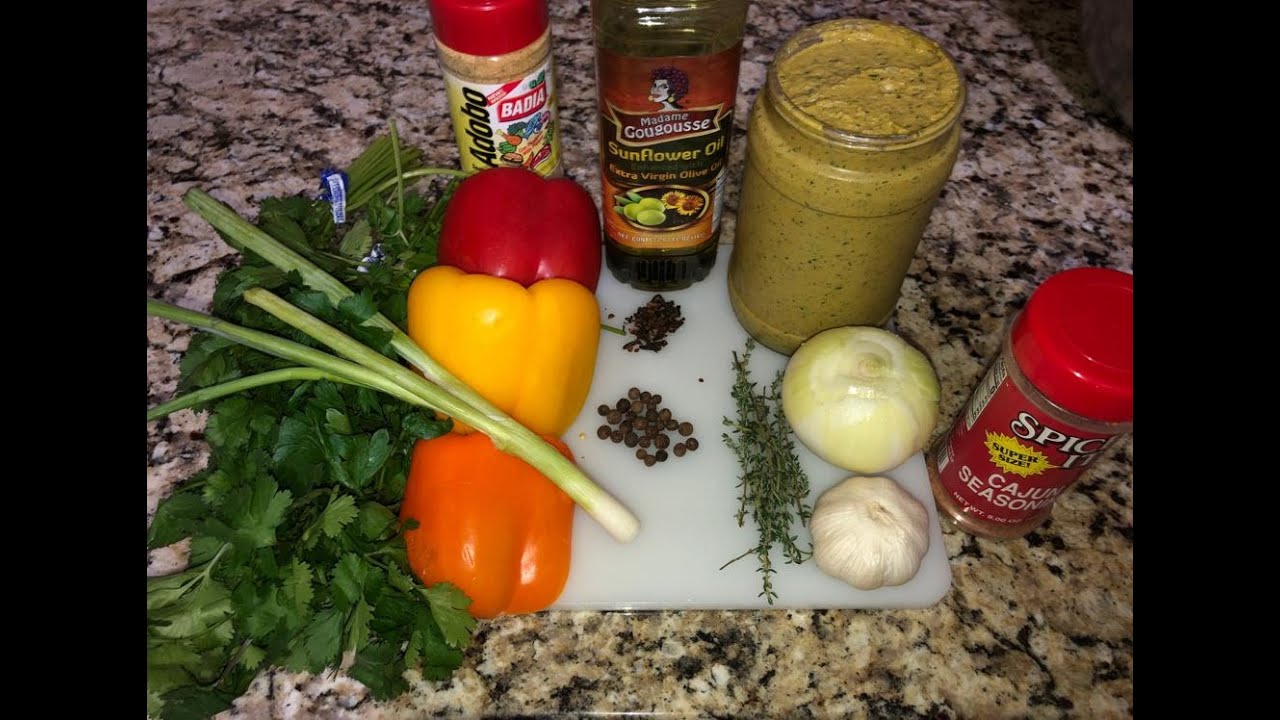 How to make BLENDED SEASONING | HAITIAN EPIS | take your food to ...