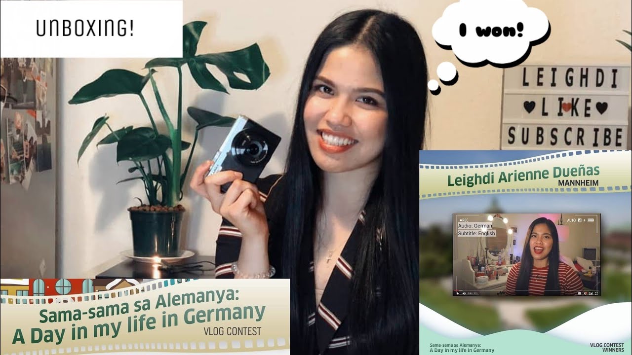 I WON a vlogging camera in a VLOGGING CONTEST from Goethe-Institut ...