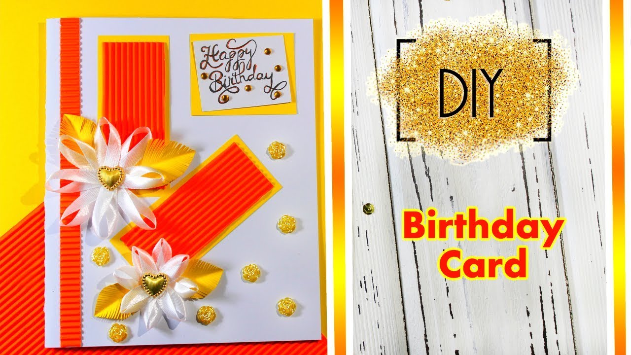 Birthday card ideas💛 - YouTube