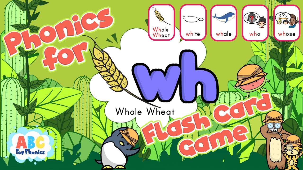 Phonics for wh (Flashcard Game) - YouTube