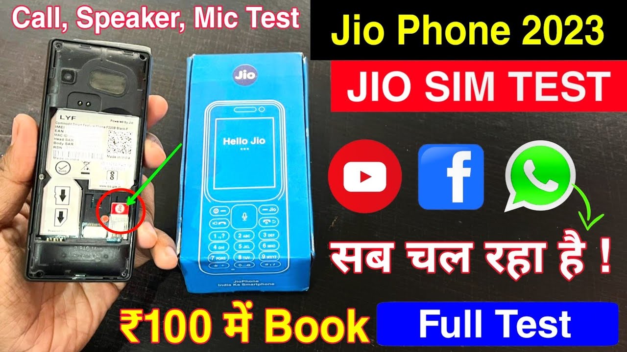 Jio Phone 2023 (Refurbished) क्या नए फोन में Old Jio Sim चलेगा | Jio ...