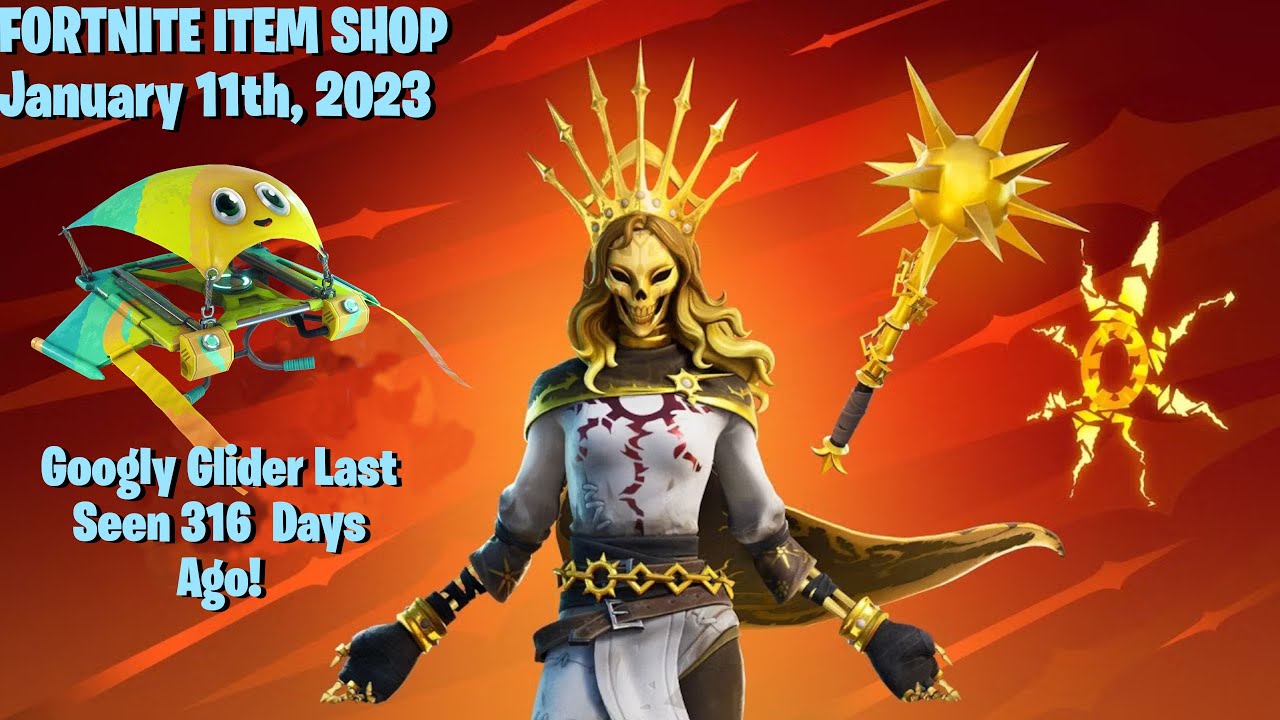 🌟 #Fortnite Item Shop - January 11th, 2023 | Googly Glider Is Back ...