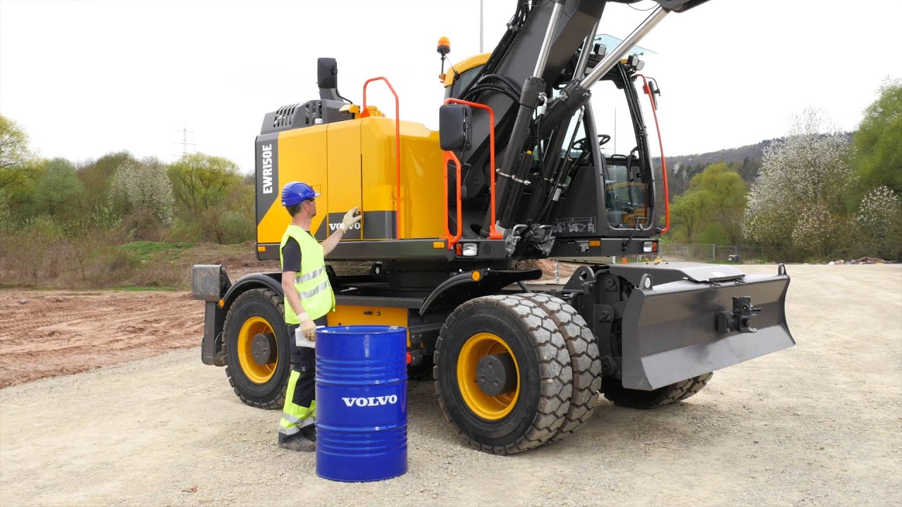 Volvo EWR150E - Operator environment - YouTube