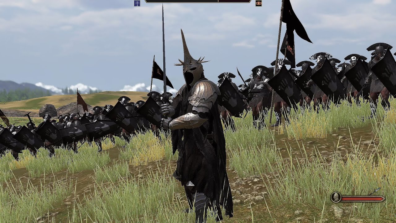 200 Army Witch-king of Angmar vs 1000 Gondor Battle in Mount and Blade ...