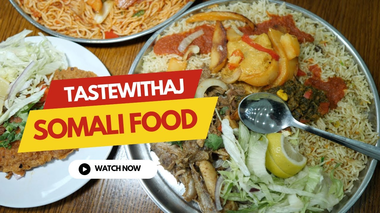 Eating Somali Food For The First Time W/ Munching Akhi | TasteWithAJ ...