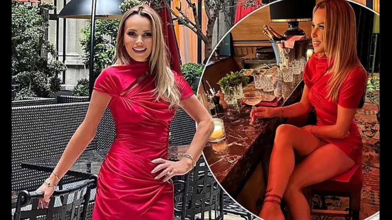 Amanda Holden Dubbed Perfect As She Shows Off Endless Legs In Sexy Red Mini Dress【news