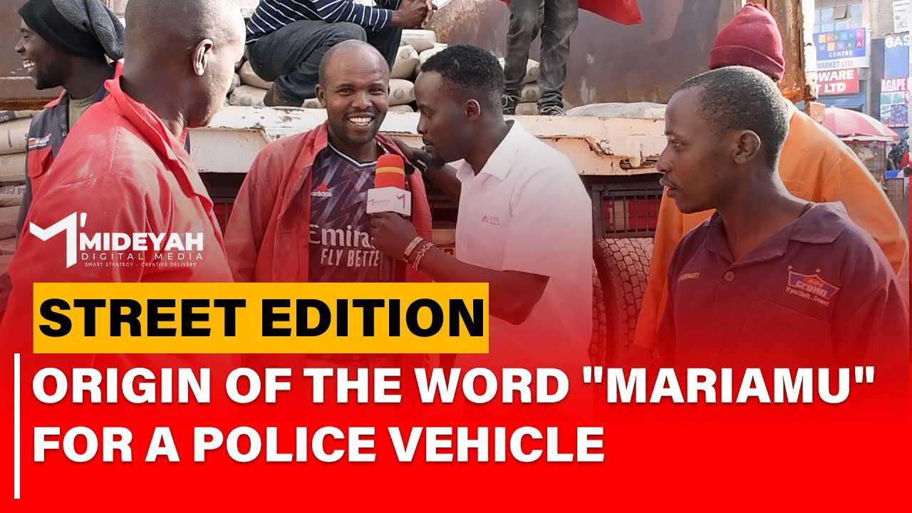 WHAT IS THE ORIGIN OF " MARIAMU' NAME FOR A POLICE VEHICLE? - YouTube