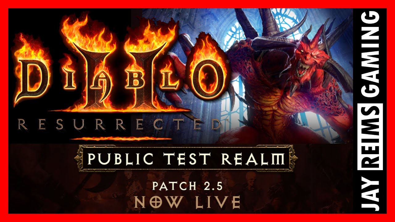 Public Test Realm Patch 2.5 Diablo 2 Resurrected My Thoughts - YouTube