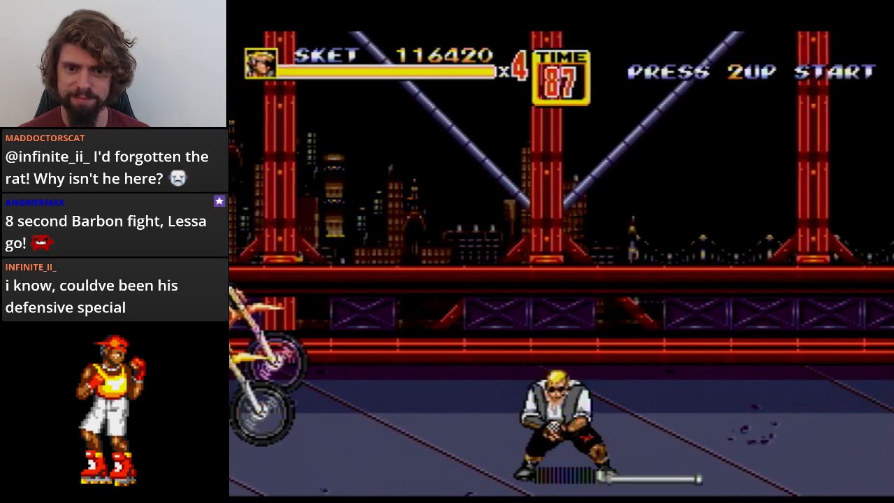 Streets of Rage 2 Comix Zone ROM HACK Sketch Turner - YouTube