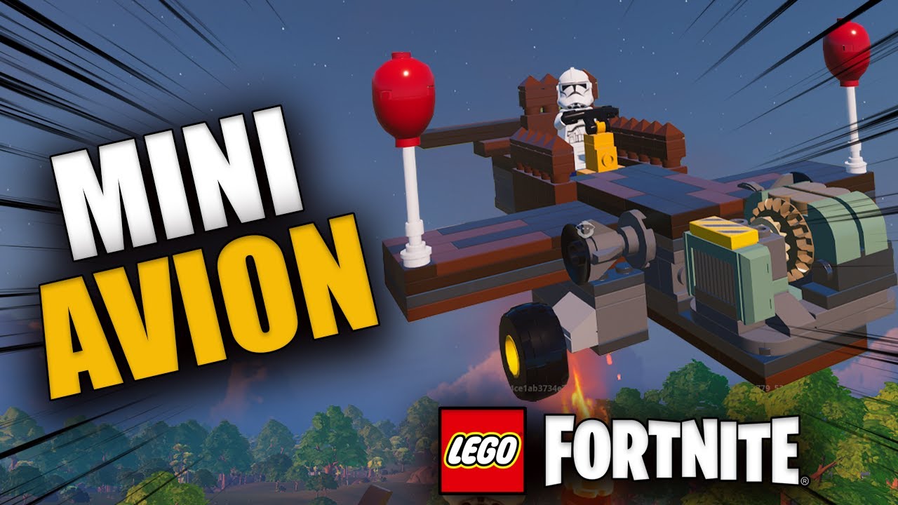 COMO HACER un MINI AVION en LEGO FORTNITE - YouTube