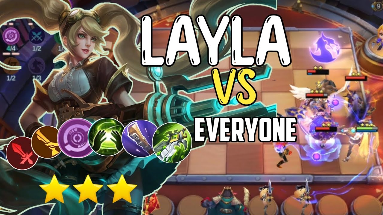 LAYLA DAPAT BUFF MAKIN OP!! Layla 3 Sinergi Menang Magic Chess - YouTube