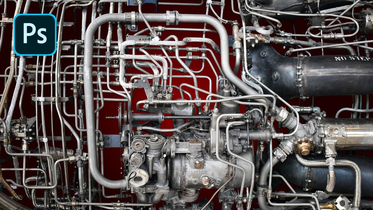 Photoshop Pen Tool Challenge | EP03 Jet Engine - YouTube