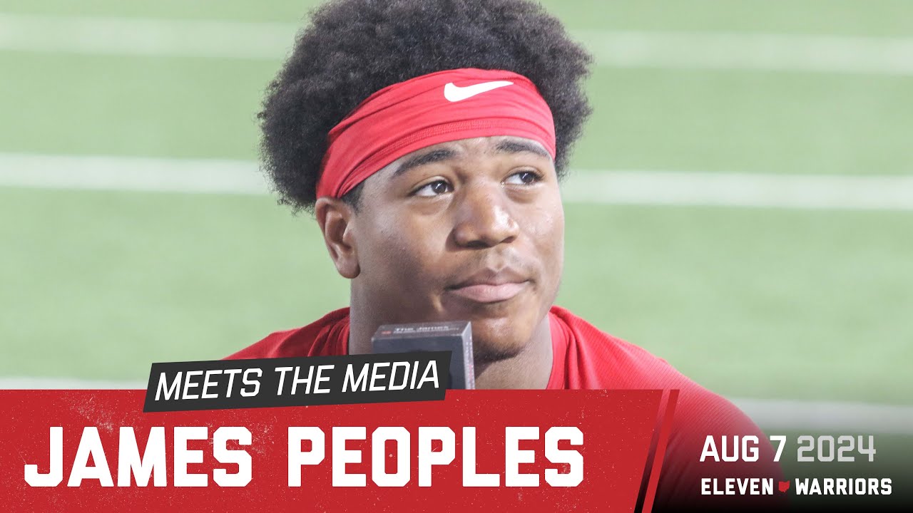 James Peoples discusses his progression on the field, ability to play ...