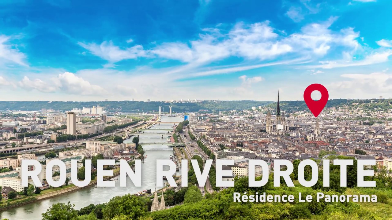Résidence Le Panorama à Rouen rive droite - YouTube
