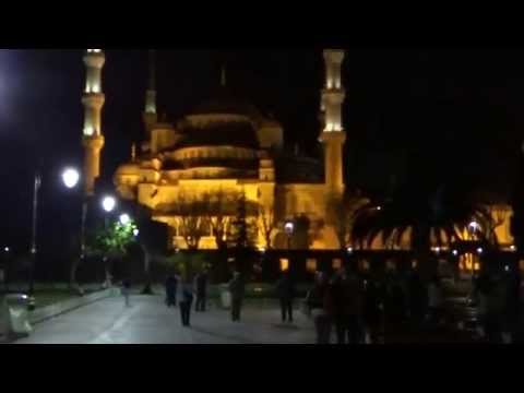 Очень красивый азан из Голубой мечети в Стамбуле. Beautiful azan Istanbul Blue Mosque. Ezan