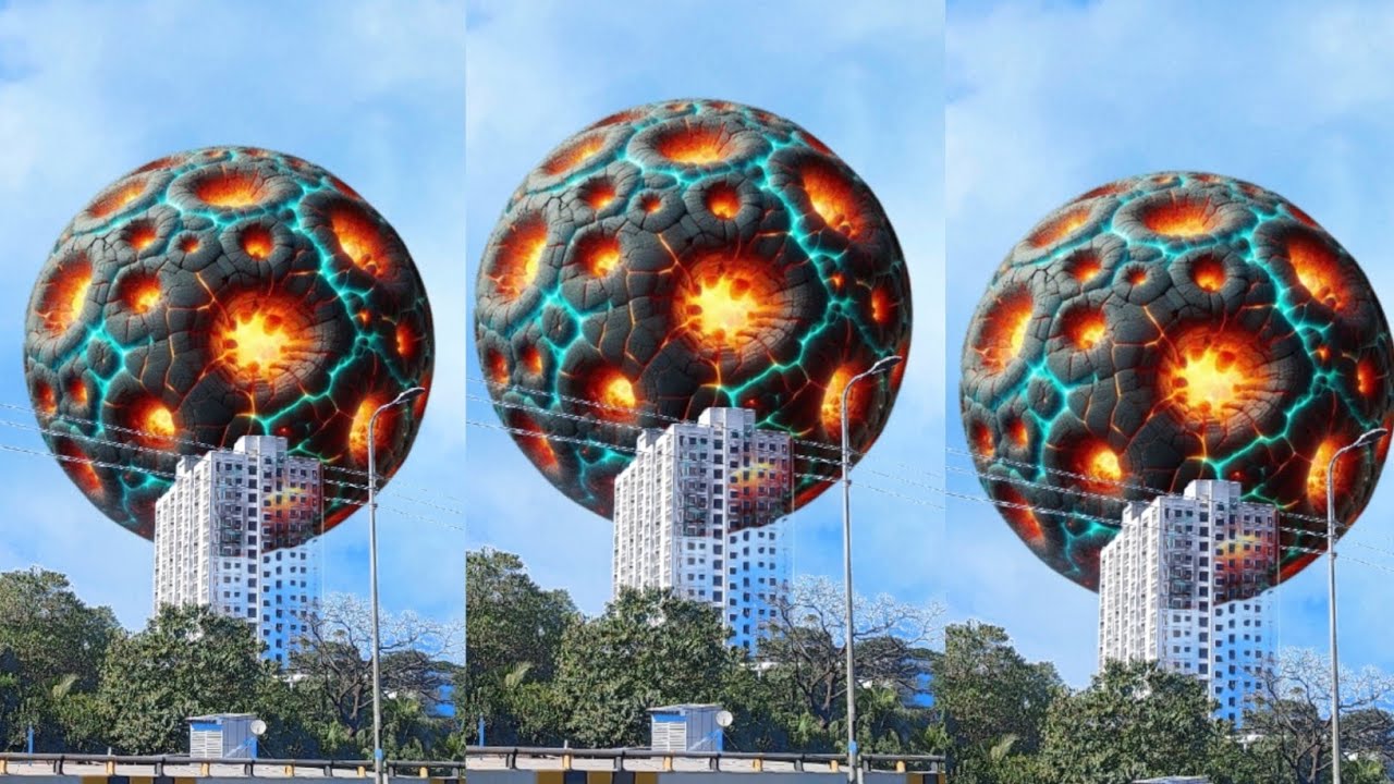 Amazing Planet Falling On the Earth | Solar System | vfx video #vfx # ...