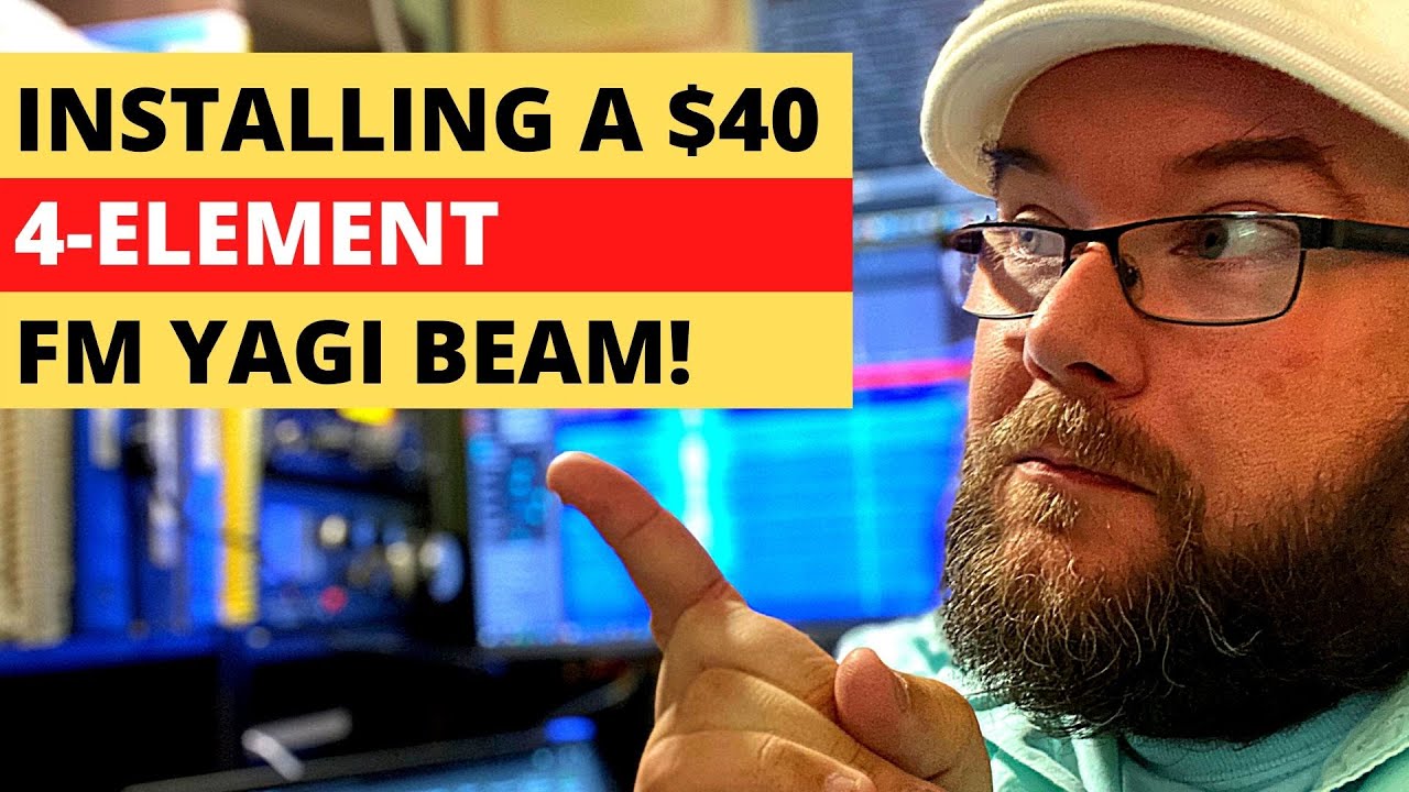 Installation of a $40, 4-element FM Beam! - YouTube