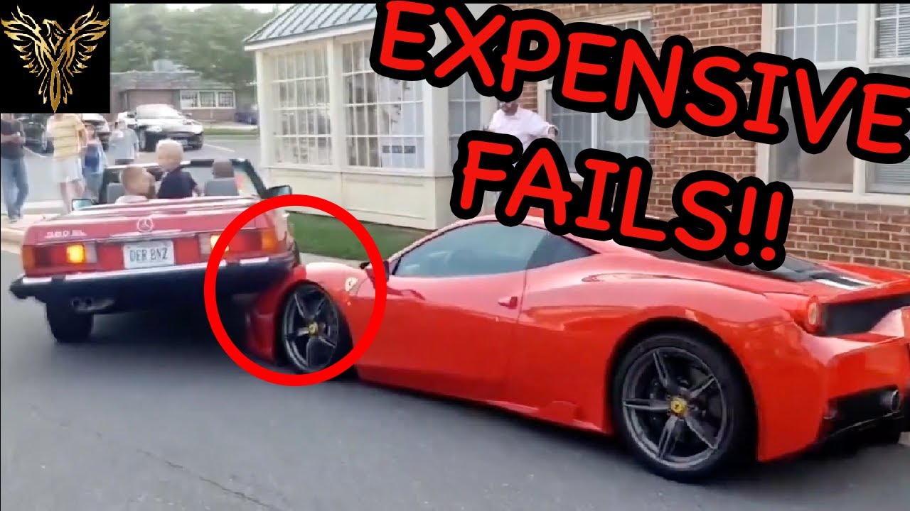 I think he needs a new car | EXPENSIVE Fails - YouTube