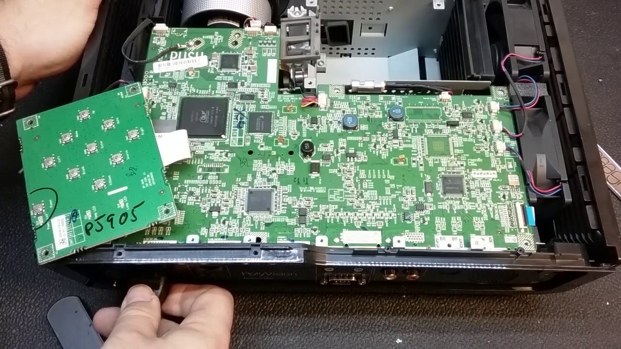 Polyvision PJ905 DLP Projector Repair - YouTube