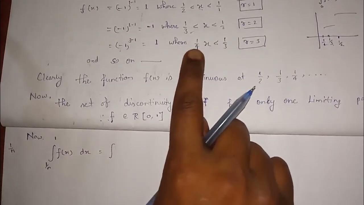 Question || Real Analysis || Riemann integration | - YouTube