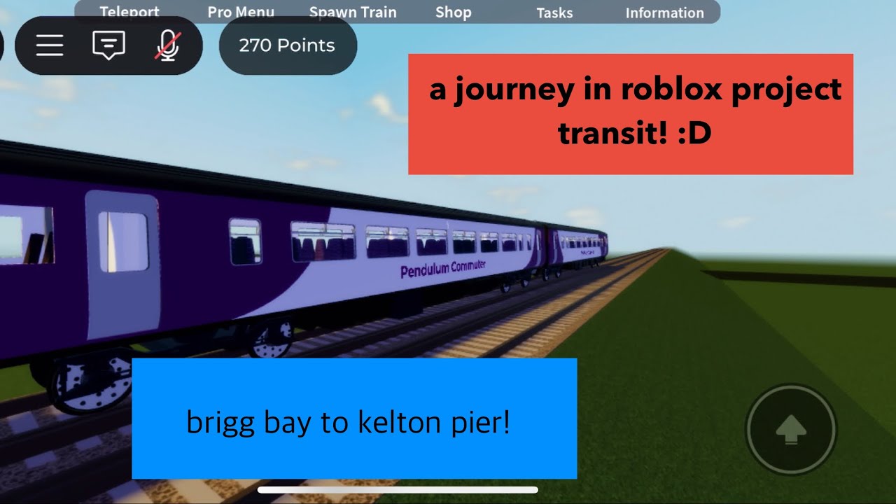 my longest trip in roblox project transit from brigg bay to kelton pier ...