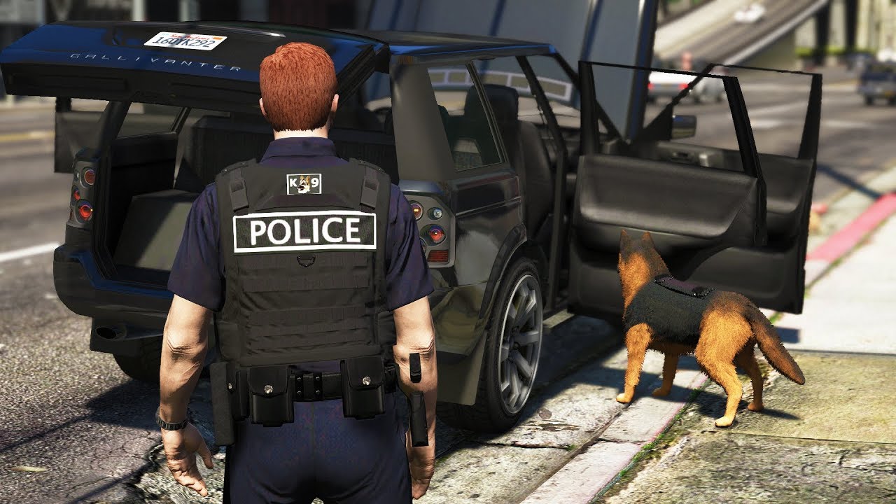 LSPDFR - Day 827 - LSPD K9 Officer - YouTube