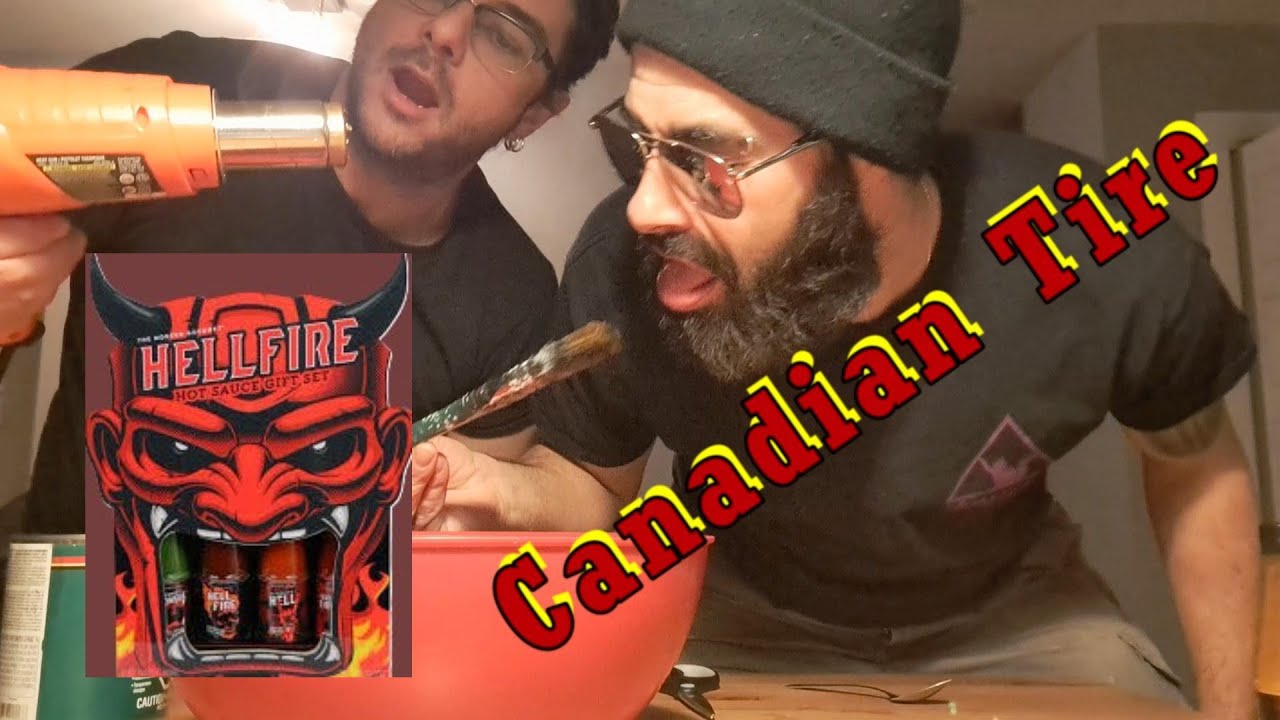 fake Hellfire sauce du mécanicien du canadien tire - YouTube
