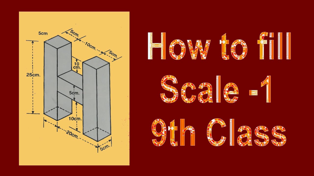 Learn how to fill scale 1st 9th class | #Veshnavisimpleconceptions |# ...