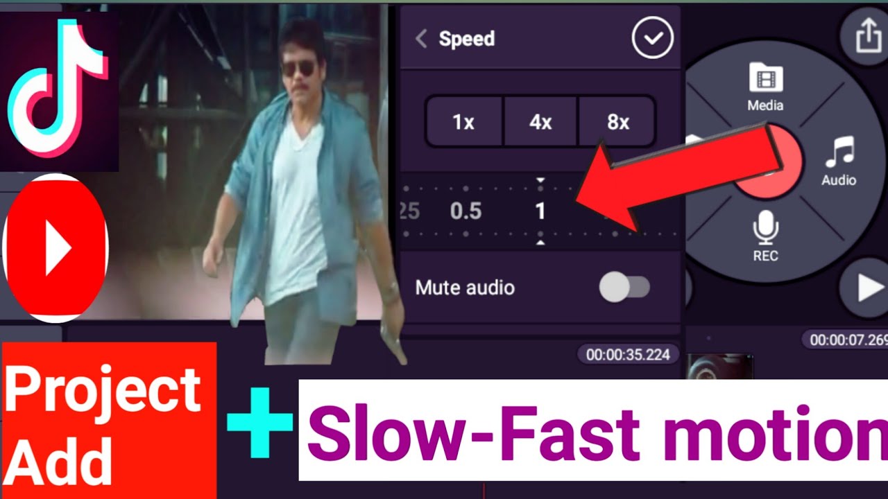 PERFECT SLOW-FAST MOTION TRANSITION TUTORIAL BY KINEMASTER APK - YouTube