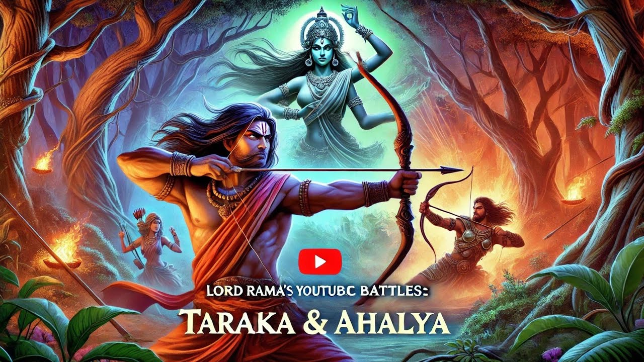 Lord Ram's Adventures: Killing Taraka & Rescuing Ahalya | Ancient ...