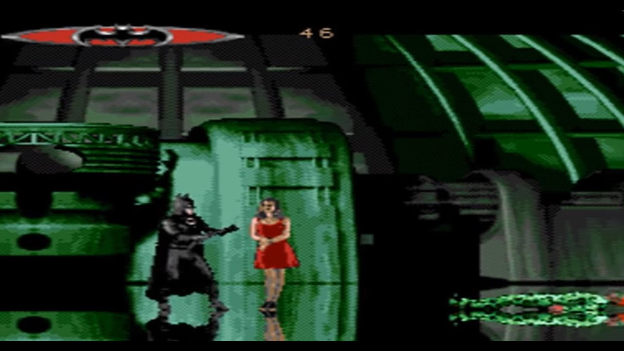 DC Batman Forever Ending Sega Mega Drive 1995 Val Kilmer Batman Defeat ...