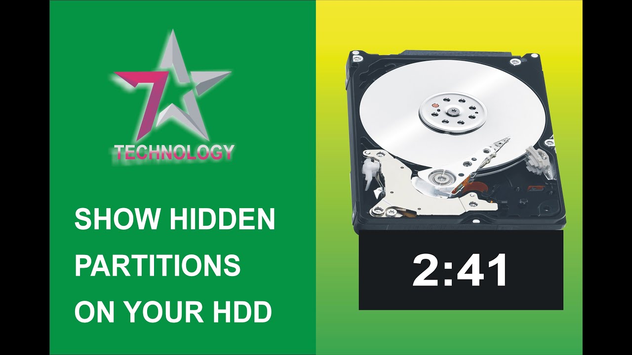 How to Hide a Partition or Show Hidden Partitions On Your Hard Disk in ...