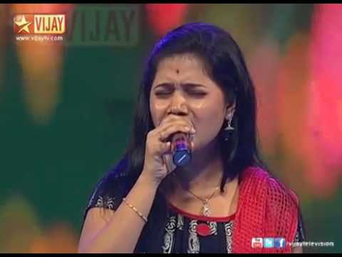 Super Singer T20 Malathi Lakathiman sings Oorellam Un Paatu Thaan ...