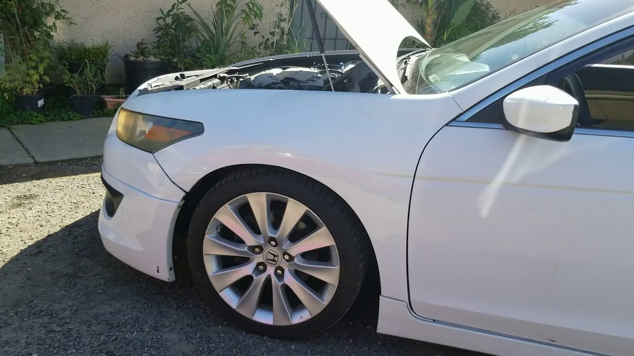 j37a4 swap accord white 8th gen - YouTube
