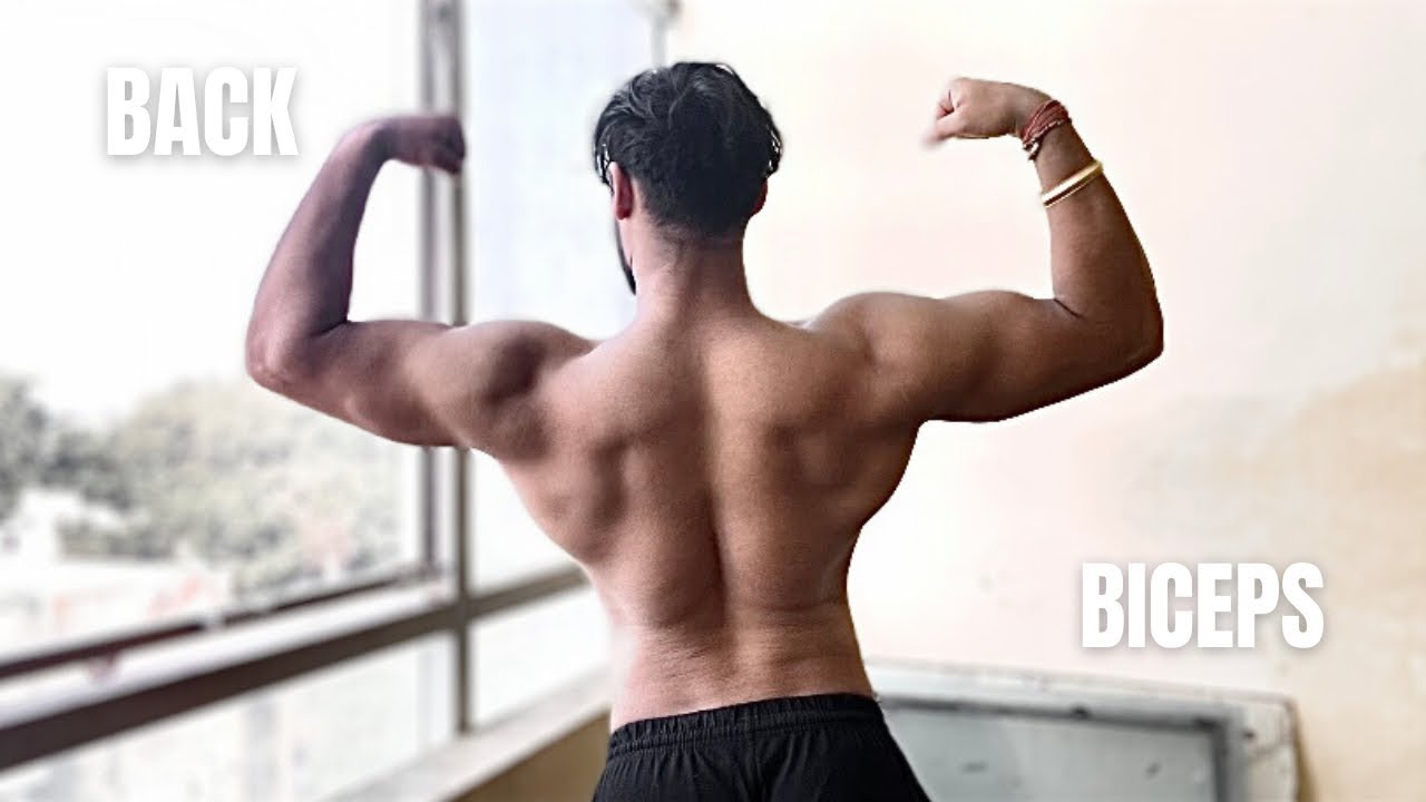 Lean Bulk | back & biceps workout |#day16 - YouTube
