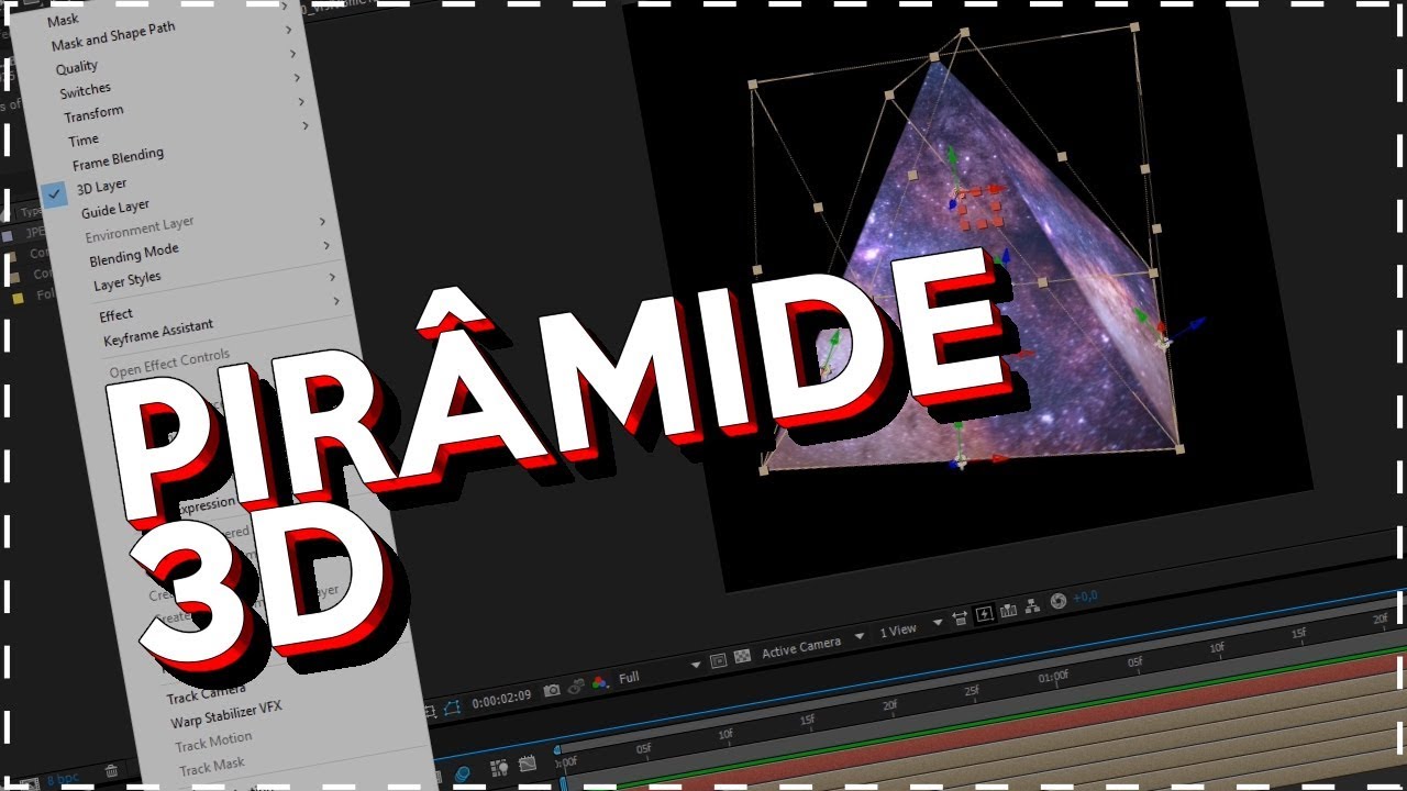 PIRAMIDE 3D - TUTORIAL AFTER EFFECTS - YouTube