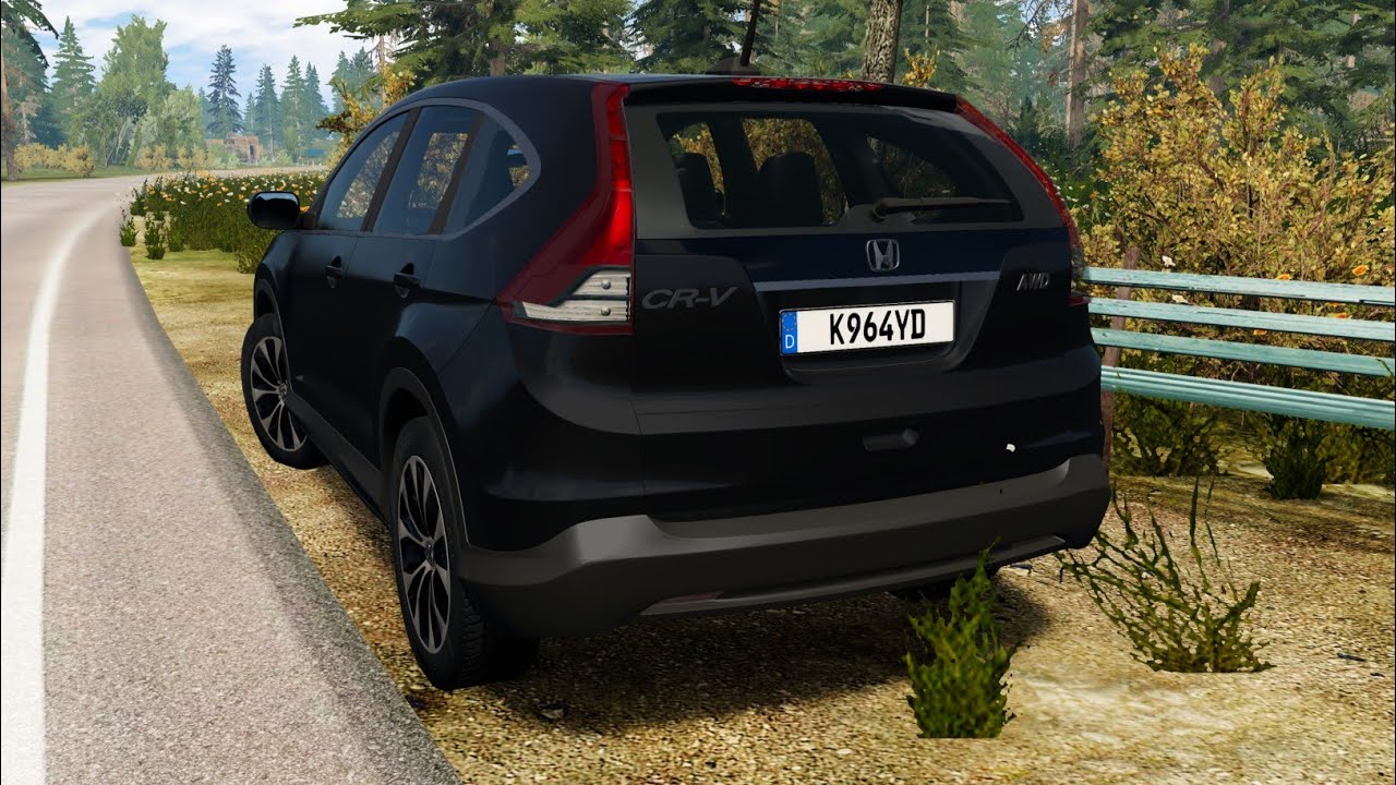 Honda CR-V | BeamNG Drive | Realistic Driving - YouTube