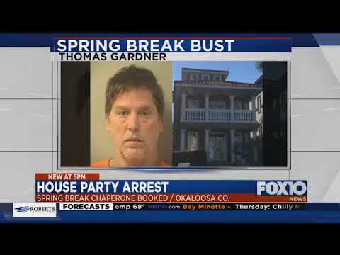Spring break chaperone charged with holding Destin house party with ...
