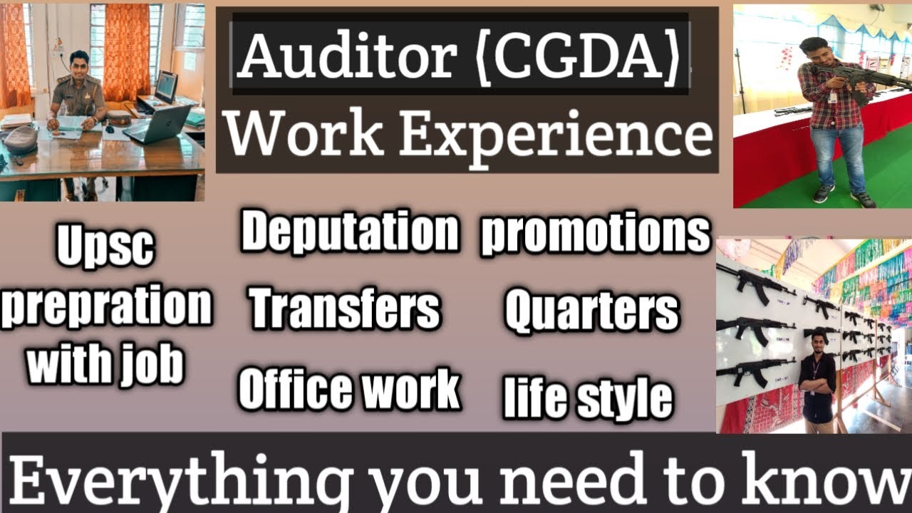CGDA Auditor Job Profile || Detailed Review of Auditor in CGDA post ...