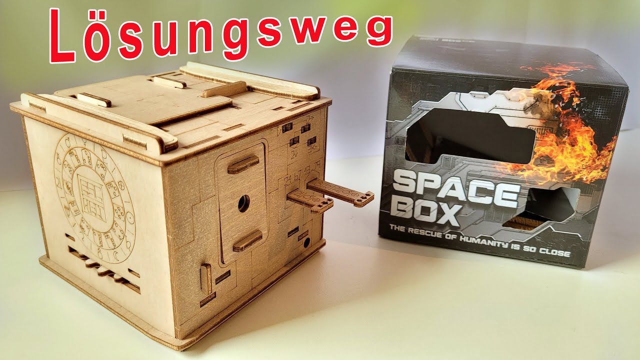 Spacebox Anleitung - Lösung Step by Step + DIY - YouTube