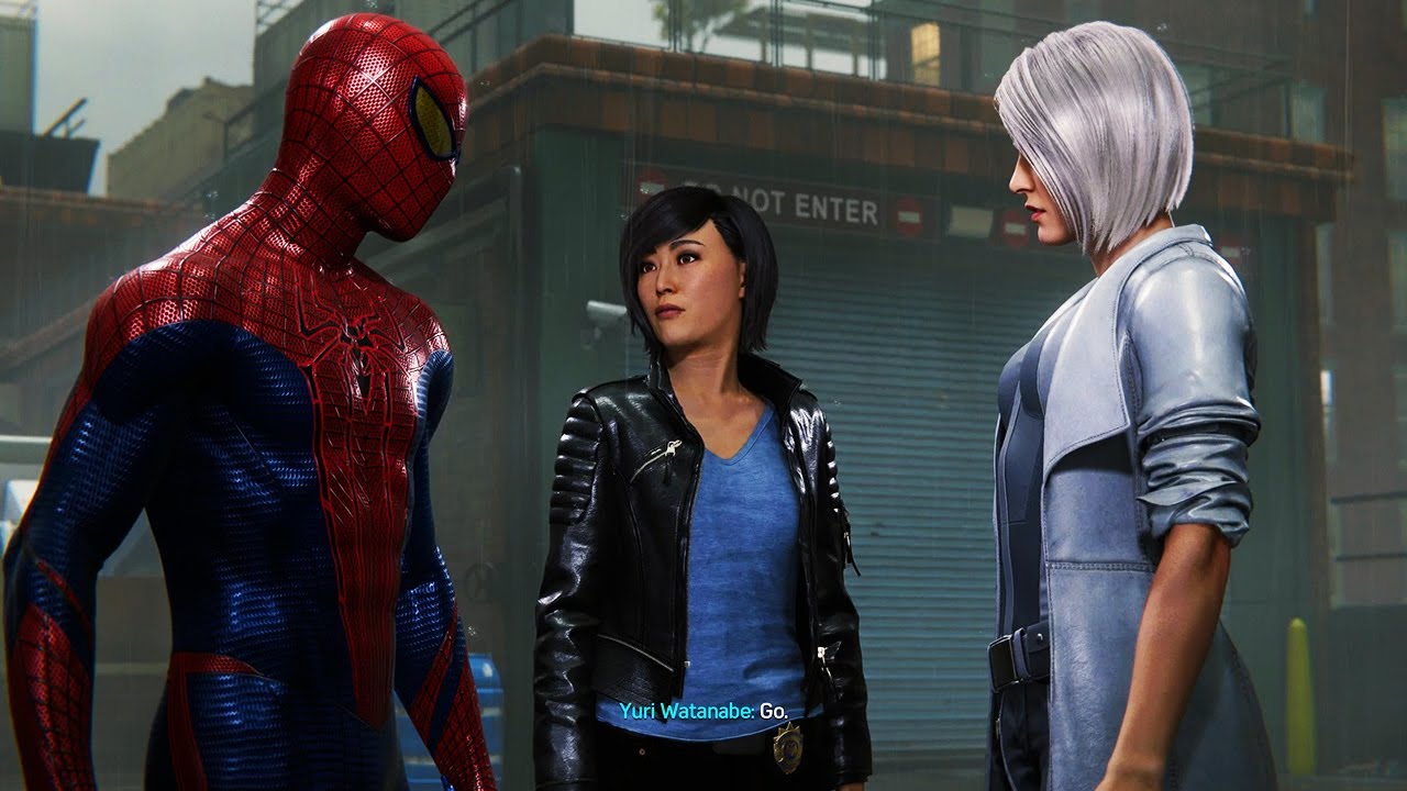 Spider Man Meets Silver Sable in Amazing Spider Man Suit - Spider Man ...