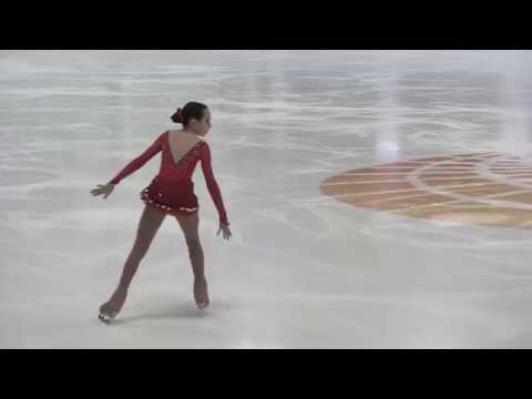Calista Choi 2018 U.S. Figure Skating Championships - Novice SP - YouTube