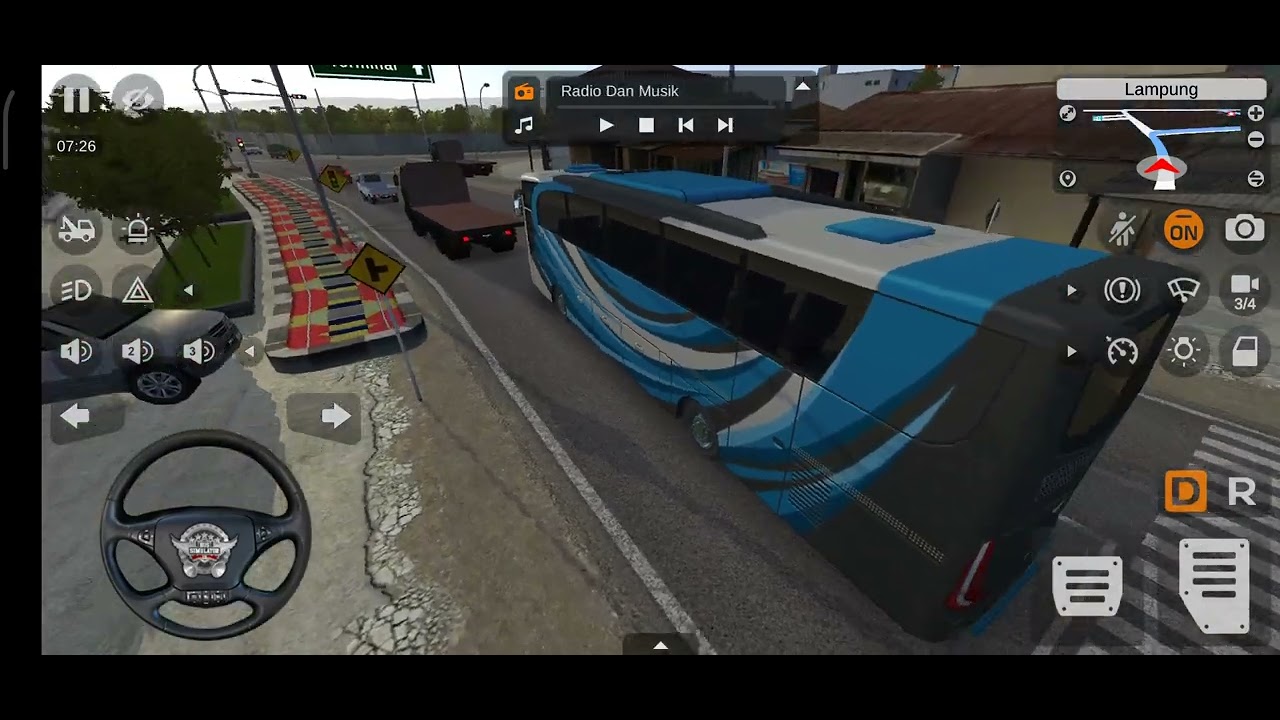 BUS SIMULATOR INDONESIA OTW JAKARTA susah..butuh skill - YouTube