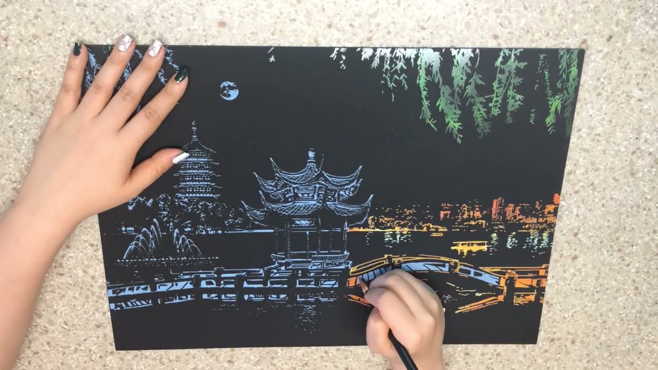 Scratch Colouring (China) - YouTube