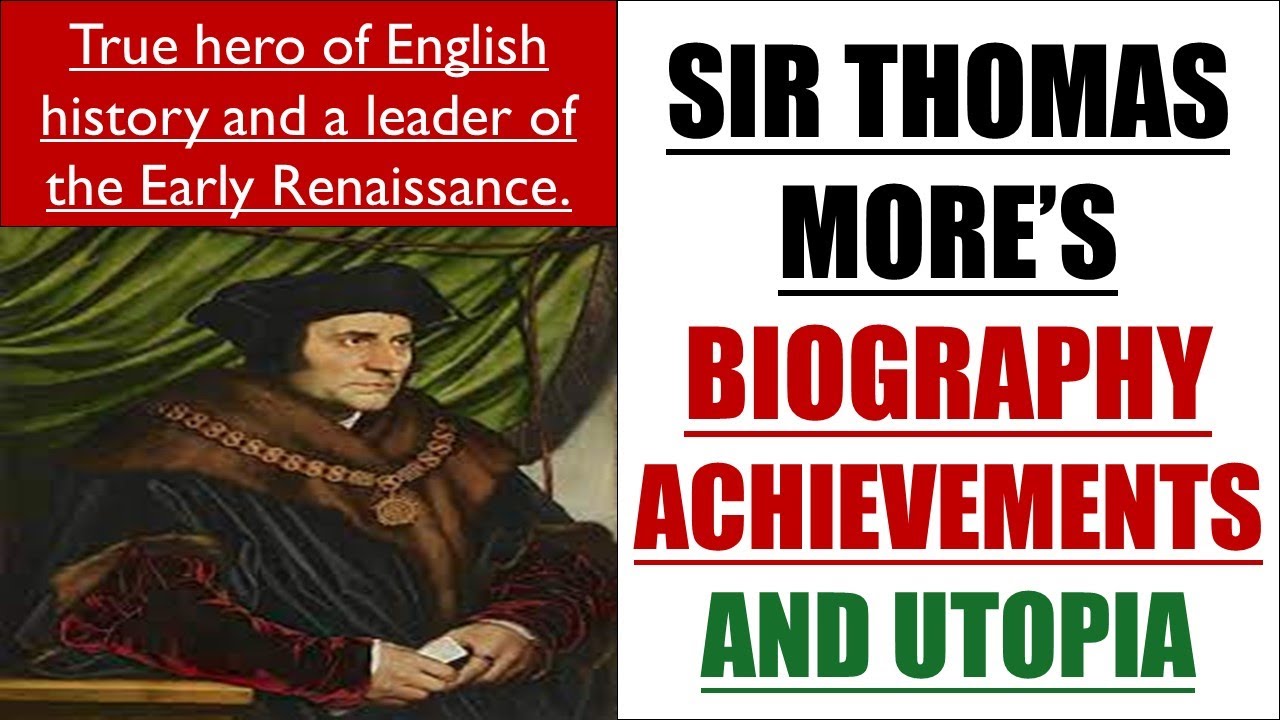 Thomas More Biography || Achievement || Book of Utopia || political ...