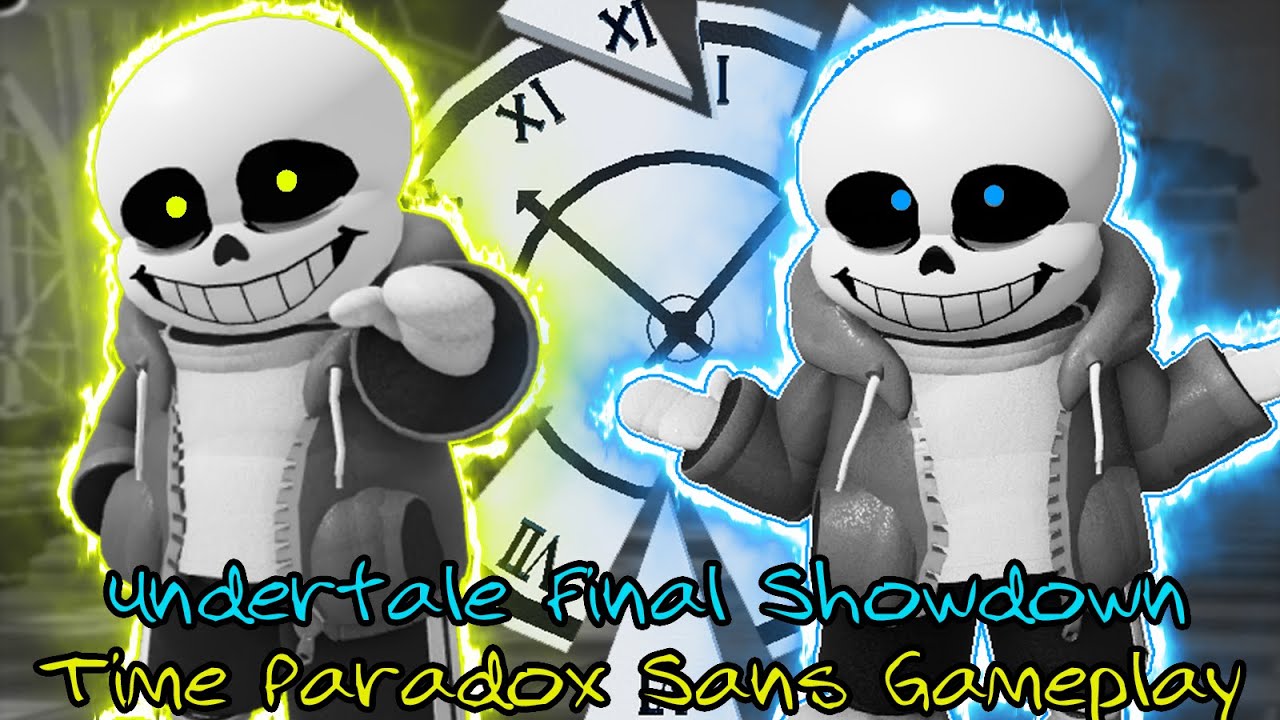 SECRET CHARACTER!? Undertale : Final Showdown Fake Time Paradox Sans ...