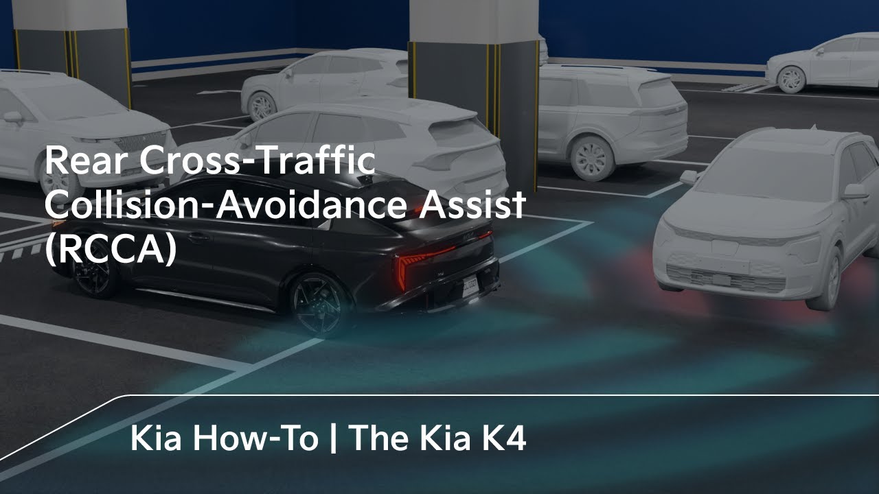 Rear Cross-Traffic Collision-Avoidance Assist (RCCA) | The Kia K4 - YouTube