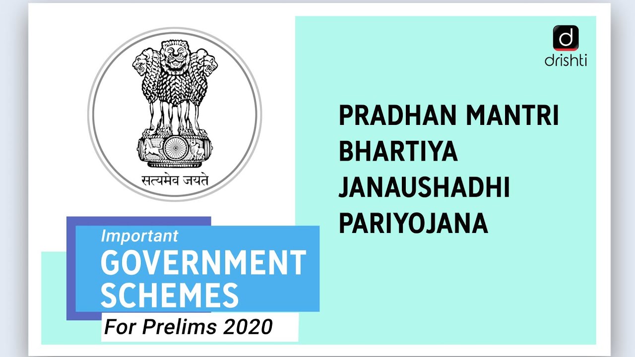 Important Government Schemes- Pradhan Mantri Bhartiya Janaushadhi ...