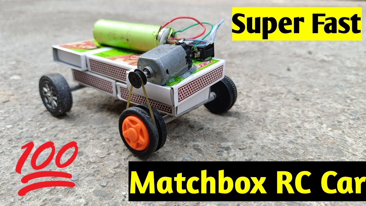 How To Make RC Car From Machis Box At Home | Super Fast | ||ALL ...
